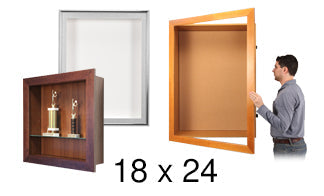 Top 18x24 Wood and Metal Framed Shadow Box Display Cases Available Now ...