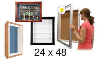 Buy 24x48 Shadow Box Display Cases: Elegant Wood and Metal Frames for ...