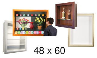 Shop 48x60 Shadow Box Display Cases: Quality Wood and Metal Framed ...