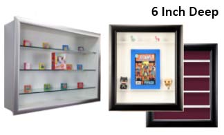 Shop Premium Display Cases with Super Wide-Face Frames, Shelves and ...