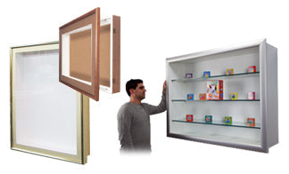 Shop Patented Swing Open Shadow Box Display Cases by Size – Shadowboxes