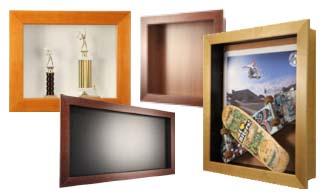 Exclusive Designer Wide Wood Shadow Box Display Cases – Shadowboxes