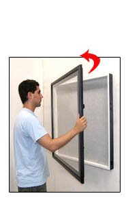 2 Inch Deep Designer Large Wood Cork Board Display Case 24x84 – Shadowboxes