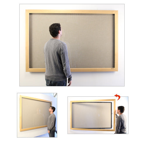 LED Lighted Large Wide Wood Framed Shadow Box Display Case 5" Deep ...