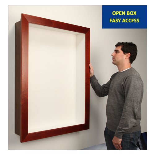 Large Open Wood Framed Shadow Box 2" Deep | NO Front Glass 25+ Sizes ...