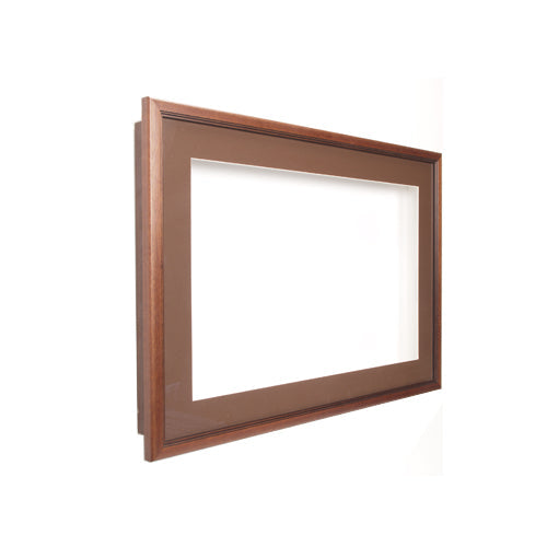 SwingFrame Designer Wall Wood Lighted Display Case 4" Deep – Shadowboxes