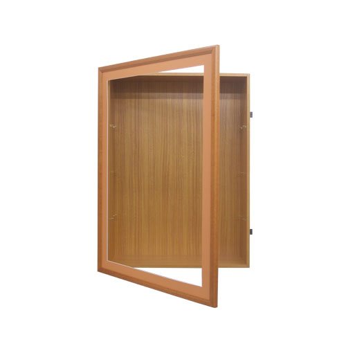 SwingFrame Designer Wood Frame Wall Mounted Large Display Case 4" Deep ...